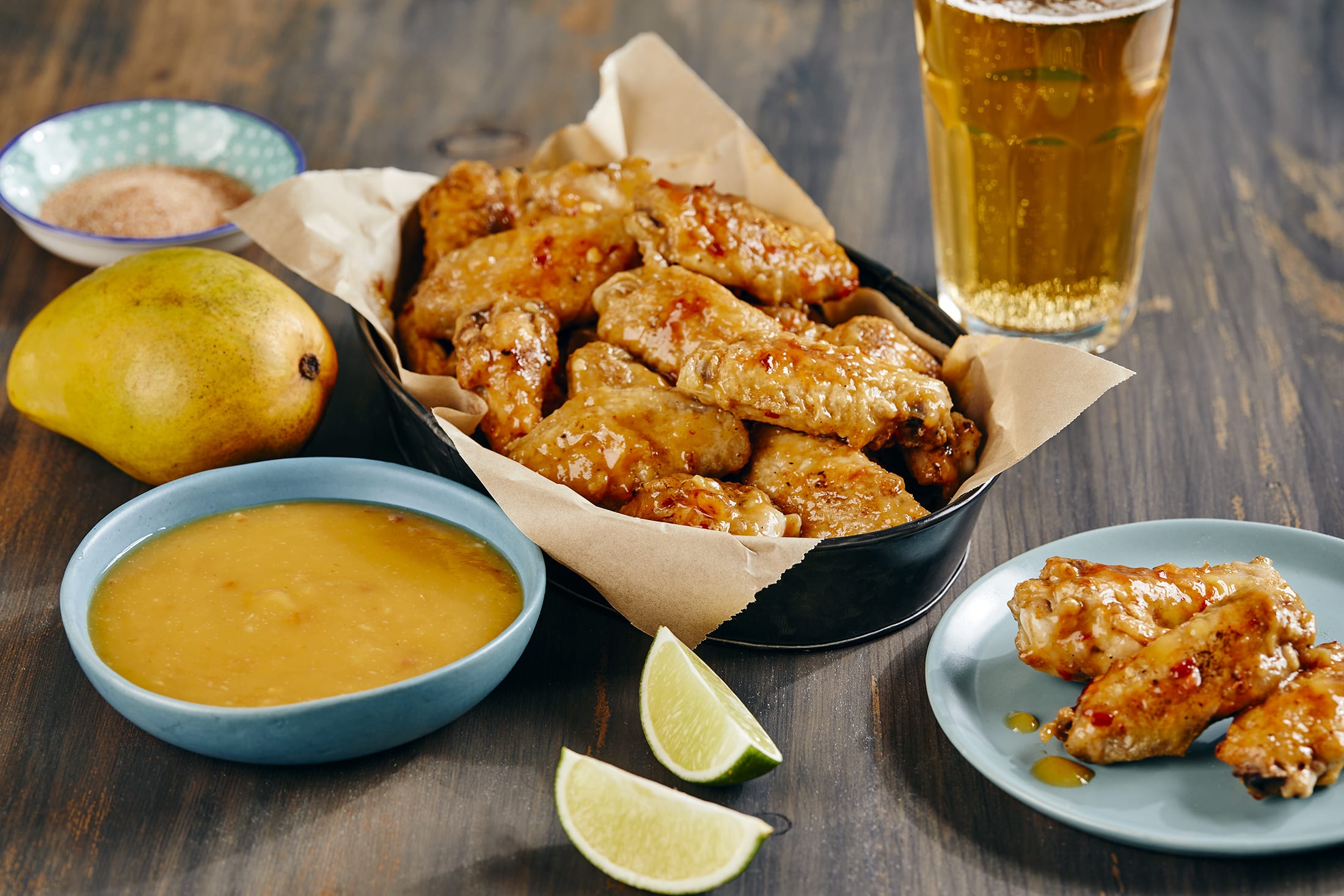 Sweet & Spicy Mango Chicken Wings - Snowcrest Foods British Columbia